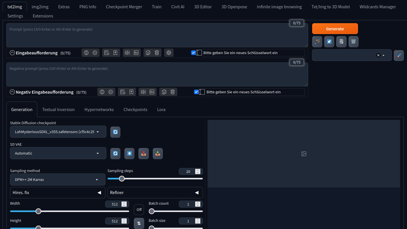 Does not work: Bring prompts and setting into one column left side · Issue #3 · GeorgLegato ...
