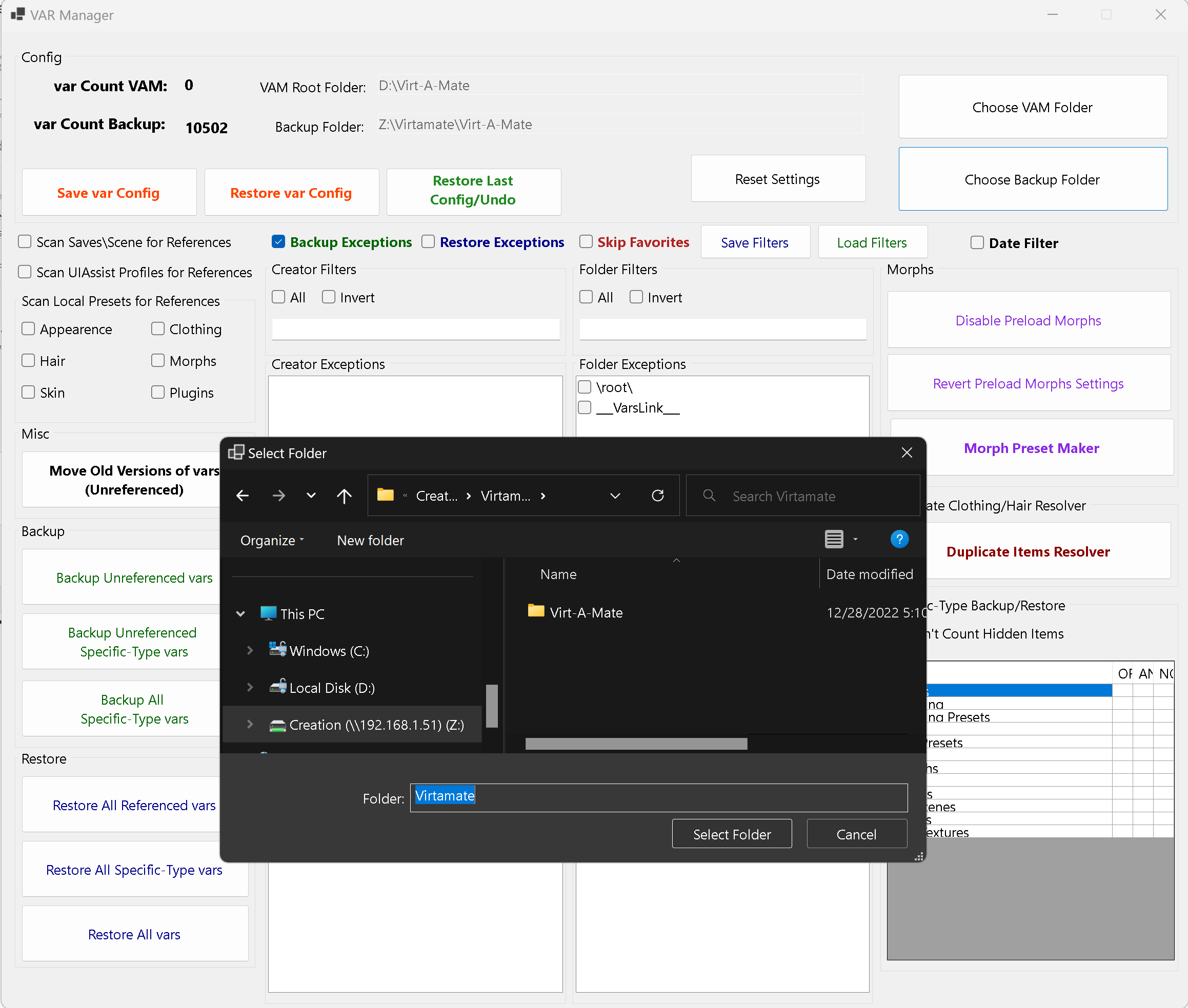 Feature Request - Mapped Drives · Issue #23 · feelfar/varManager · GitHub