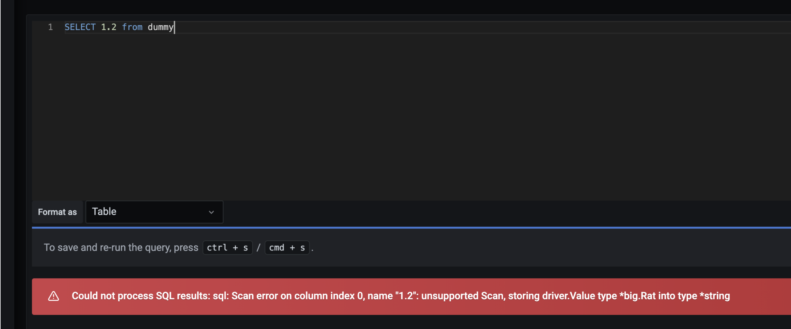 SQL utils not handling the unknown types · Issue #303 · grafana/grafana-plugin-sdk-go · GitHub
