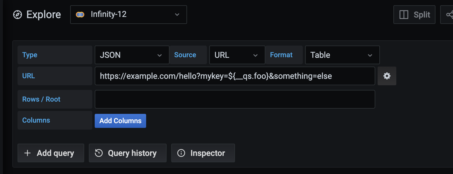 Secure keys in query string parameters · grafana grafana-infinity-datasource · Discussion #64 ...