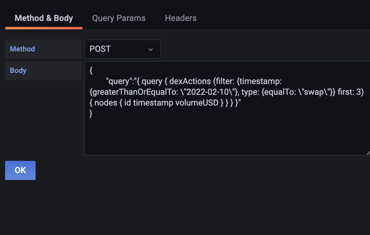 Graphql Working But Uql Not Working Help Appricated · Grafana Grafana Infinity Datasource