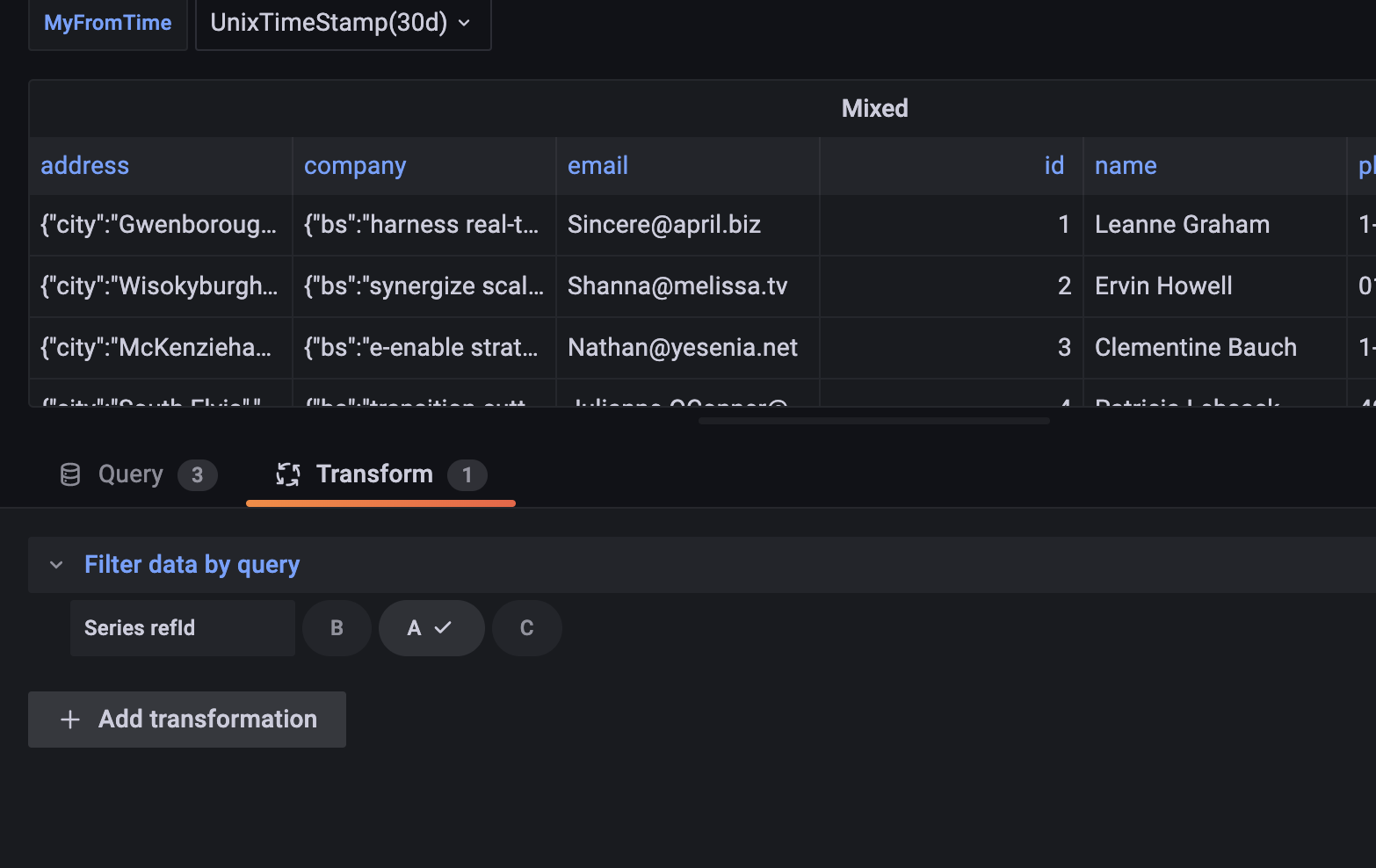 Bug Dataframes Returned By The Plugin Doesnt Include Refid · Issue