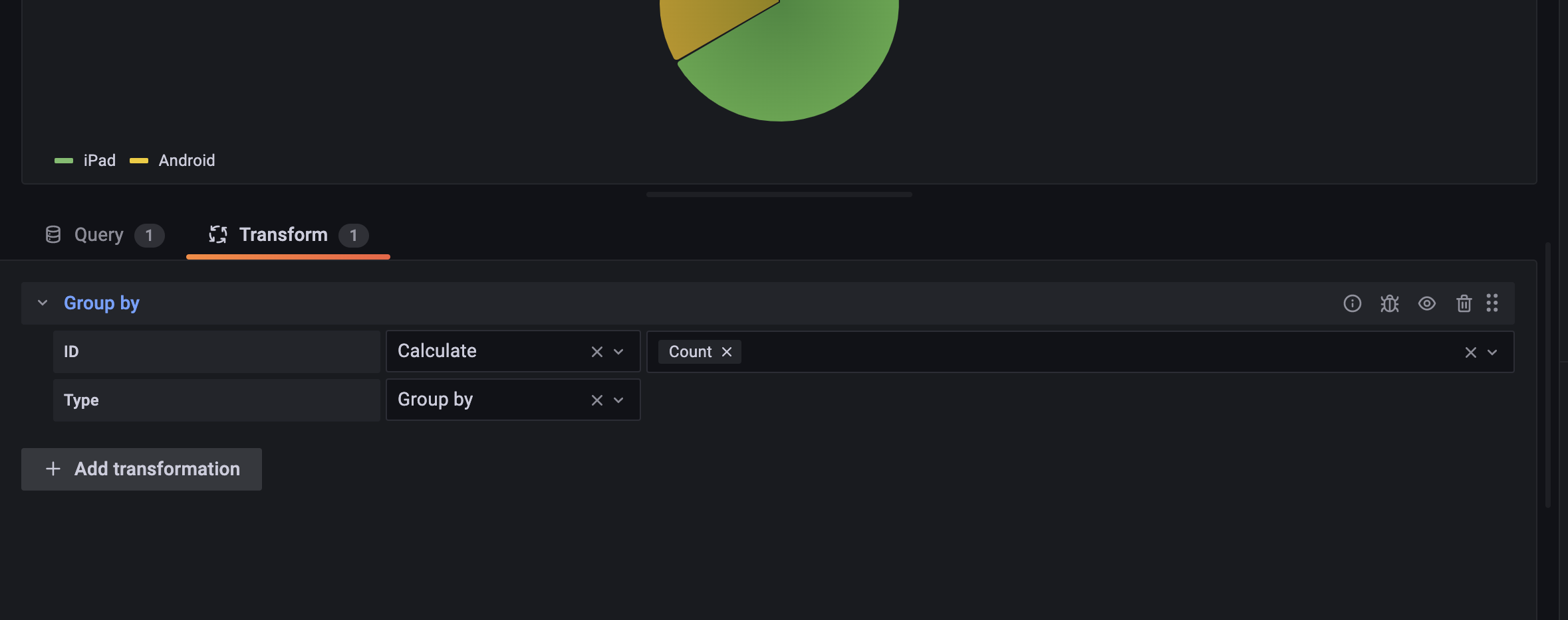 Finding The 100 For The Graph And The Data In Json Input · Grafana