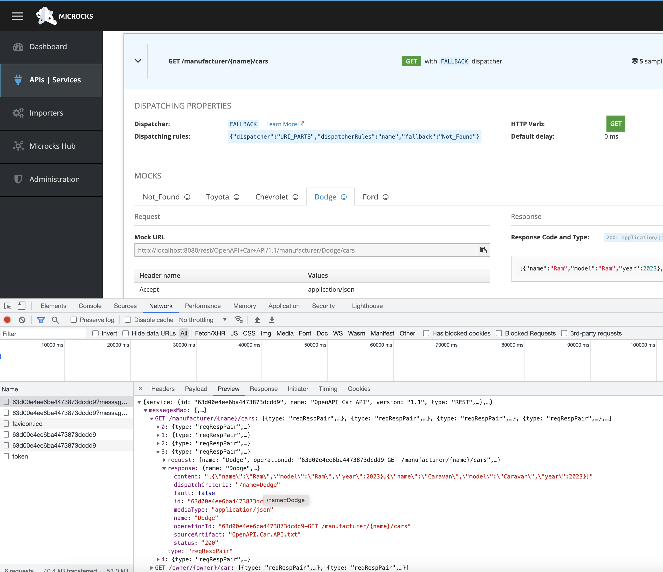 Fallback Dispatcher Not Working As Expected · Issue #741 · microcks/microcks · GitHub