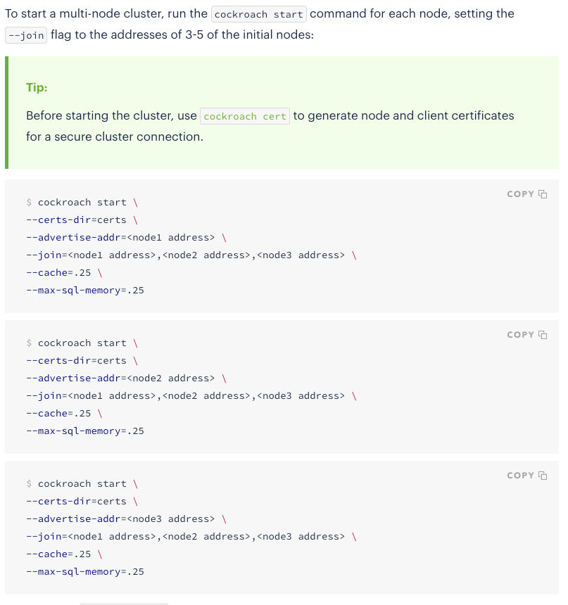 Improve syntax highlighting for CLI flags · Issue #814 · cockroachdb/docs · GitHub