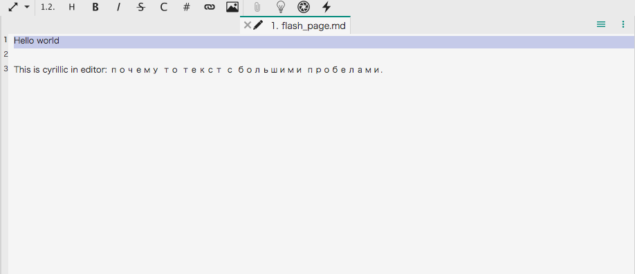 Cyrillic text is displayed with spacing in editor · Issue #478 · vnotex/vnote · GitHub
