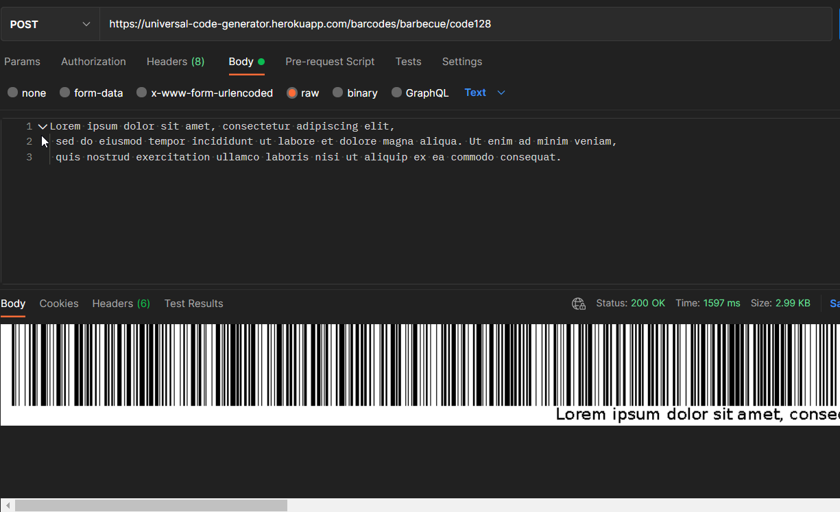 GitHub - ultimosparc/code-generator: API to create bar and qr codes