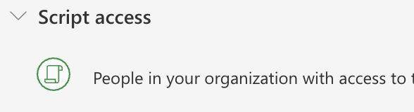 Script access icon has been updated · Issue #291 · OfficeDev/office-scripts-docs · GitHub