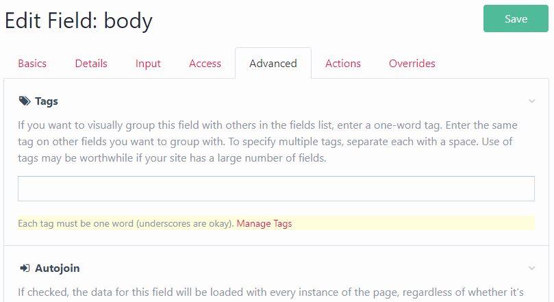 Field Editor Error Caused By Field Tags With Unallowed Characters · Issue 1536 · Processwire