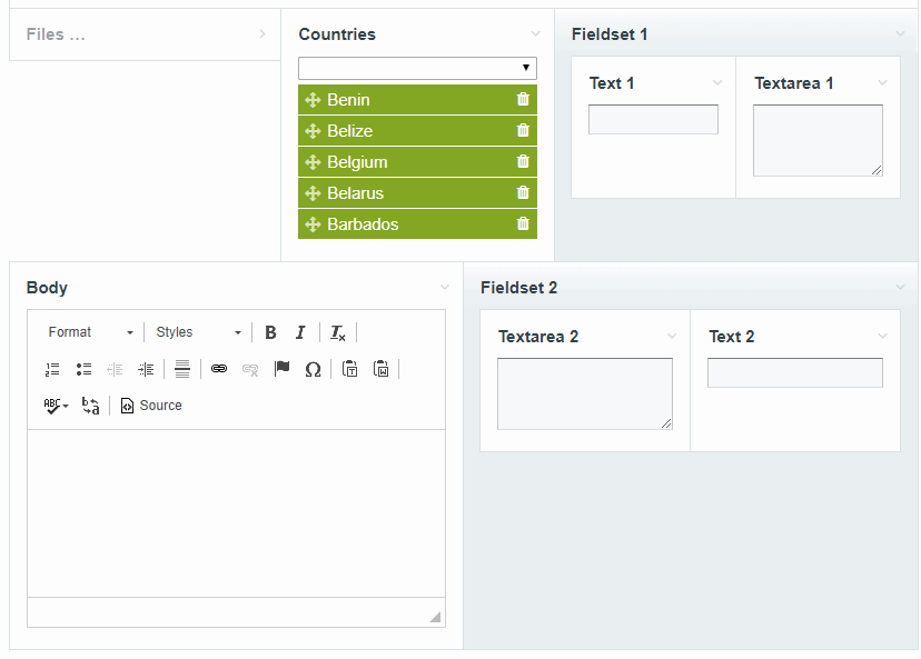 Column spacer height not calculated correctly inside fieldset · Issue ...