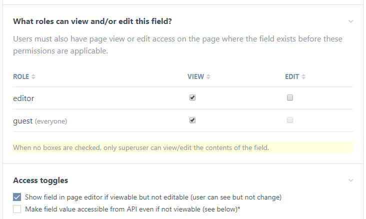 No field rendering in admin for Page Reference fieldtype, when view-only access to this field ...