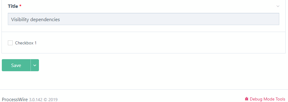 Visibility dependency issue with 4 x 25% width fields · Issue #1009 · processwire/processwire ...