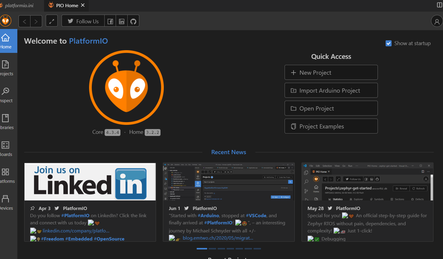 Pio Home Loading Too Slow · Issue 1563 · Platformio Platformio Vscode Ide · Github
