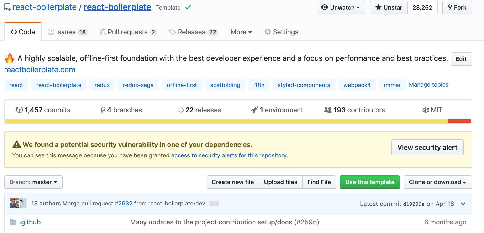 [RFC] Implement a security layer · Issue #2499 · react-boilerplate/react-boilerplate · GitHub