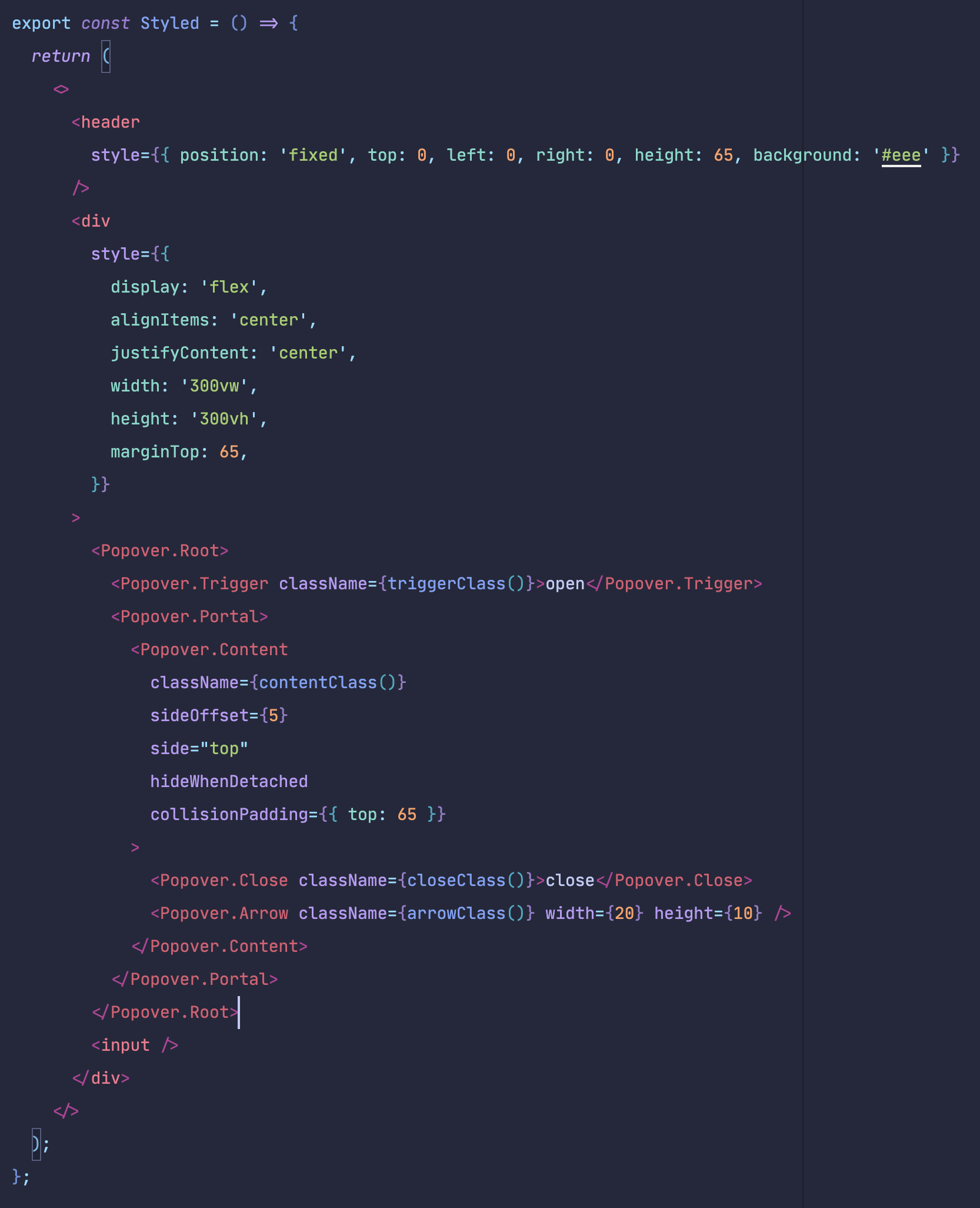 Popover still visible outside of parent element while scrolling · Issue #2184 · radix-ui ...