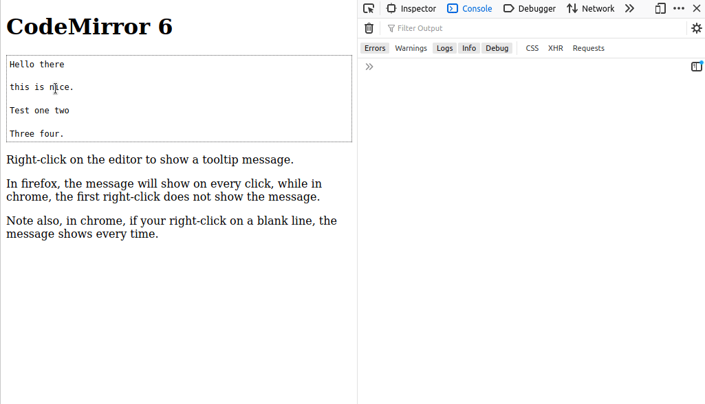 Inconsistent interaction of click events and tooltips in Chrome · Issue #745 · codemirror/dev ...