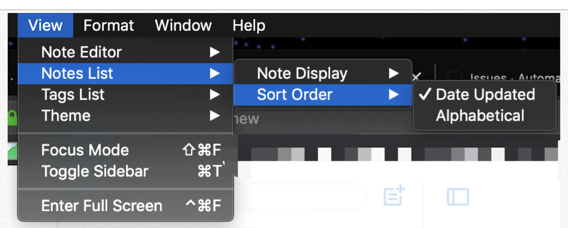 Note List Sorting: Not consistent with other clients · Issue #33 · Automattic/simplenote-macos ...