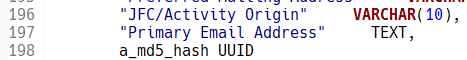 Postgres data types UUID and TEXT not styled in SQL editor · Issue ...
