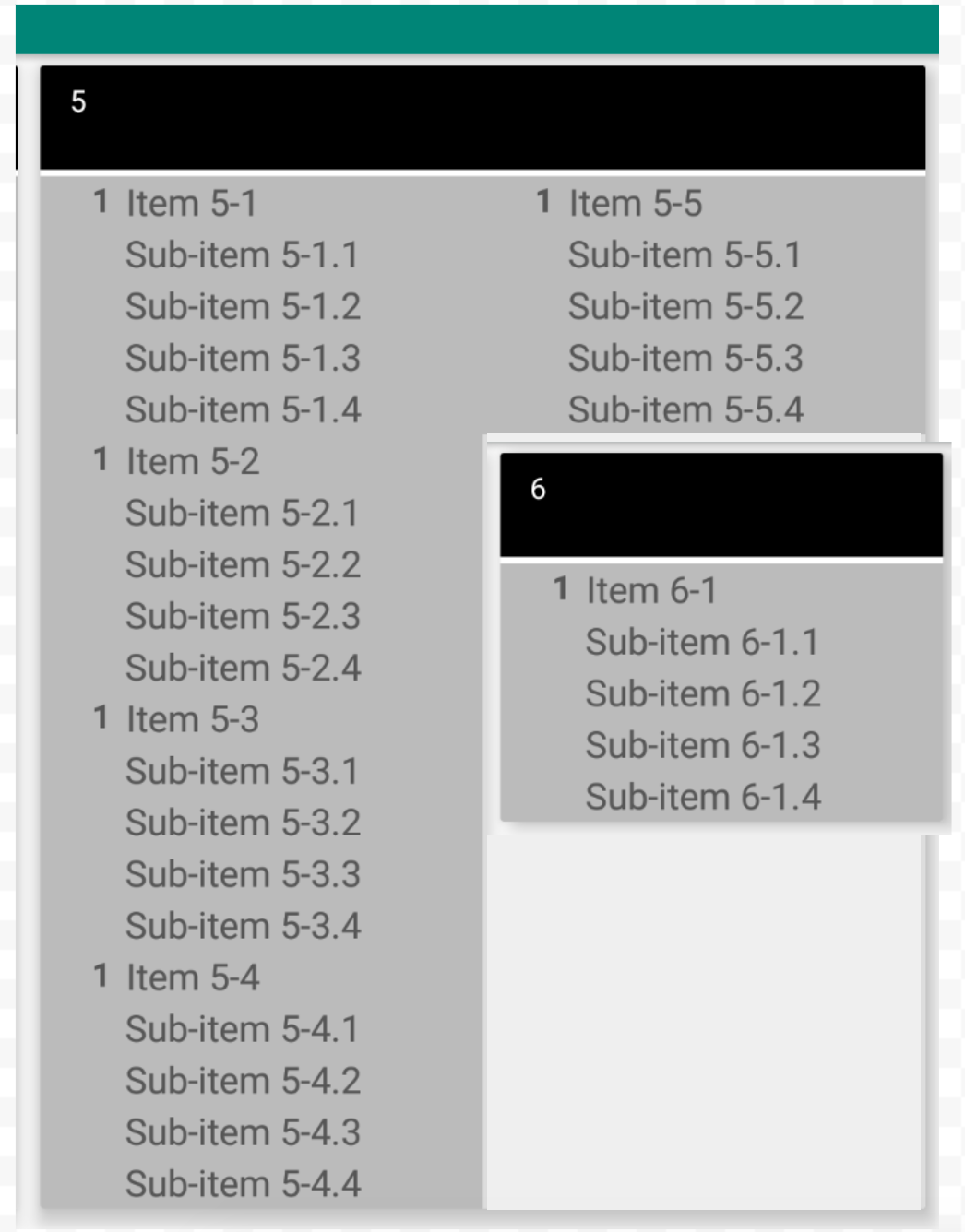 Is It Possible To Have A Wrapped Flexboxlayout Pin The Overflow Rather Than Be The Same Height