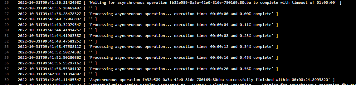 Azure DevOps Power Platform Build Tasks - Progress status · Issue #1560 ...