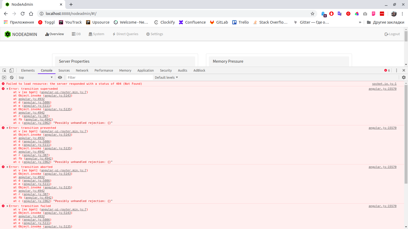 Overview page does not display correctly · Issue #43 · nodeadmin ...