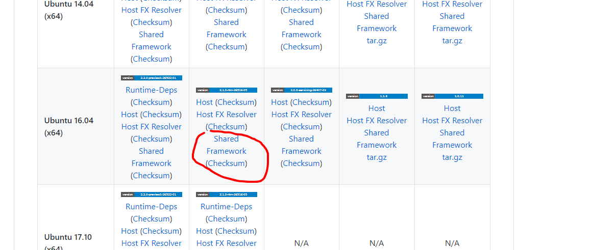 Ubuntu 16.04 download link for 2.1 does not work · Issue #3172 · dotnet/runtime · GitHub