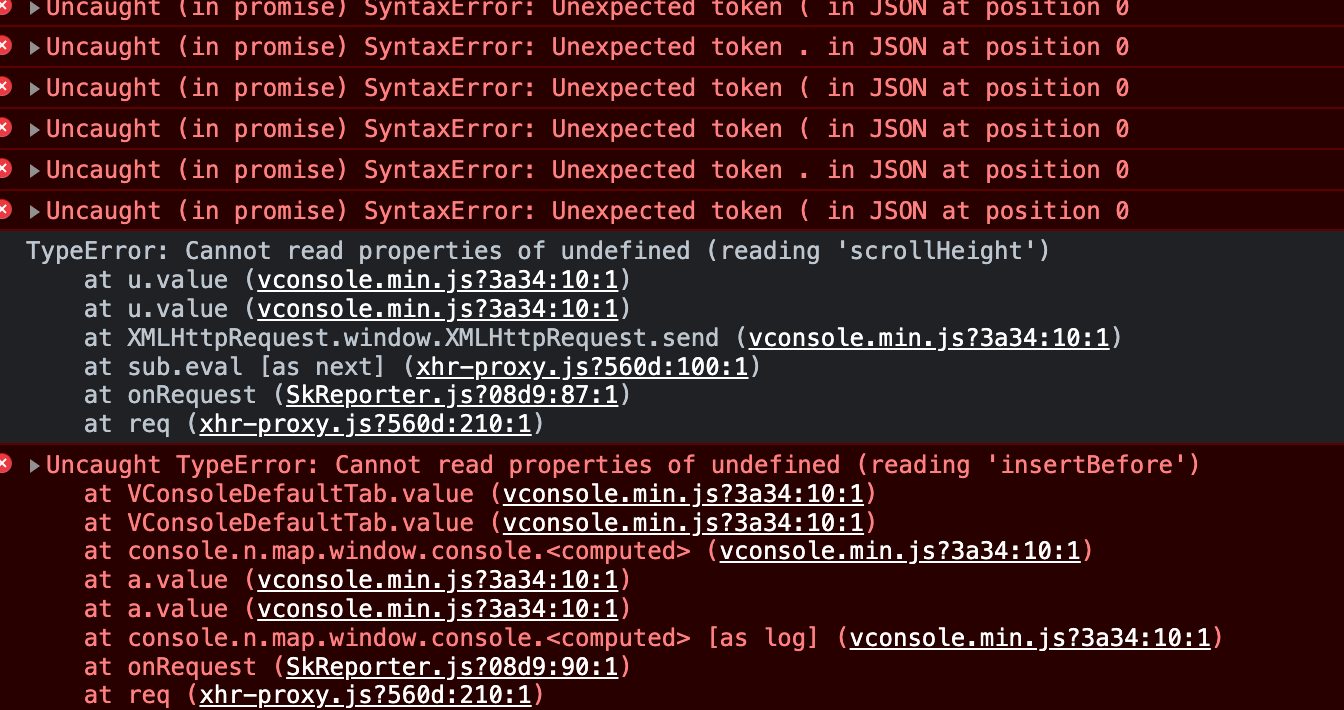 vconsole跟 micro-app微前端框架冲突 · Issue #573 · Tencent/vConsole · GitHub