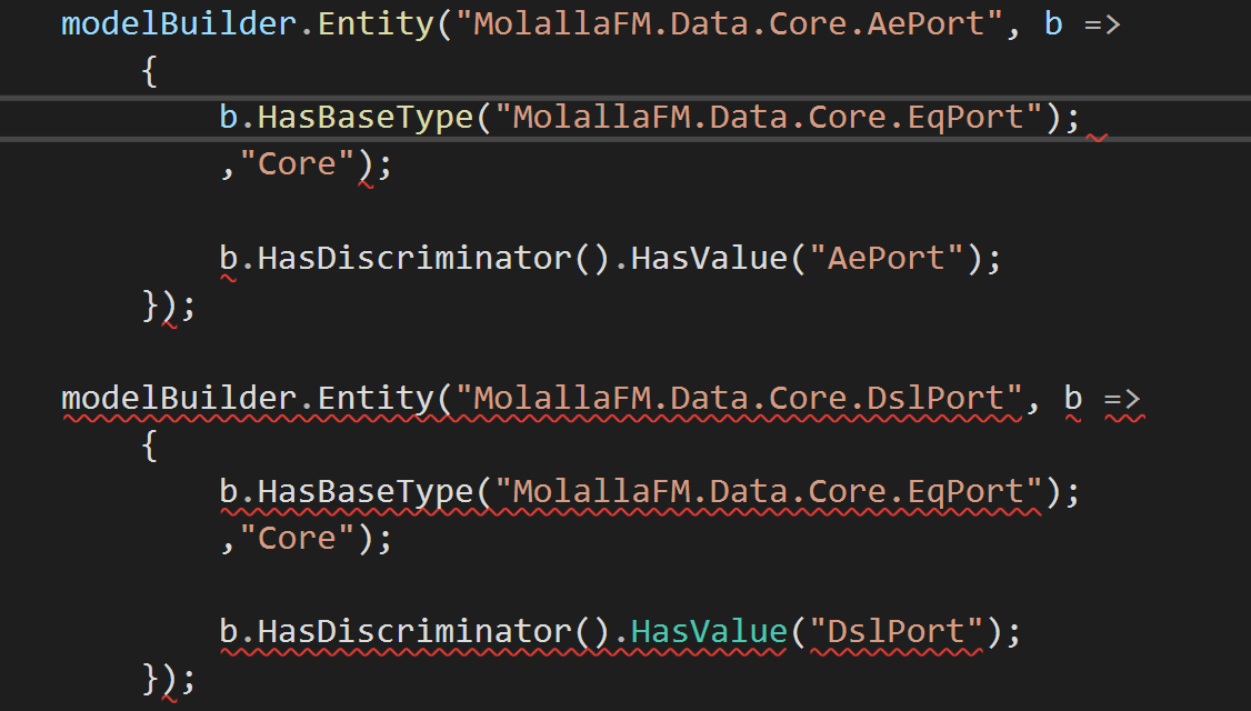 Invalid Migration Generation For Table Per Hierarchy · Issue 1283 · Npgsqlefcorepg · Github