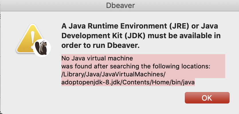 app can not run by 'openjdk 14' on Mac · Issue #8229 · dbeaver/dbeaver ...