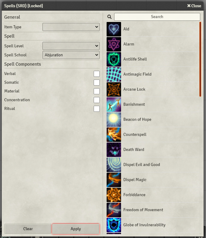 GitHub - patrickporto/fvtt-compendium-explorer: Explore spells, items ...