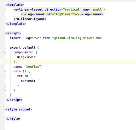 @cloud-ui/u-log-viewer.vue 这个组件可以单独使用吗 · Issue #1 · vusion/cloud-ui-materials · GitHub