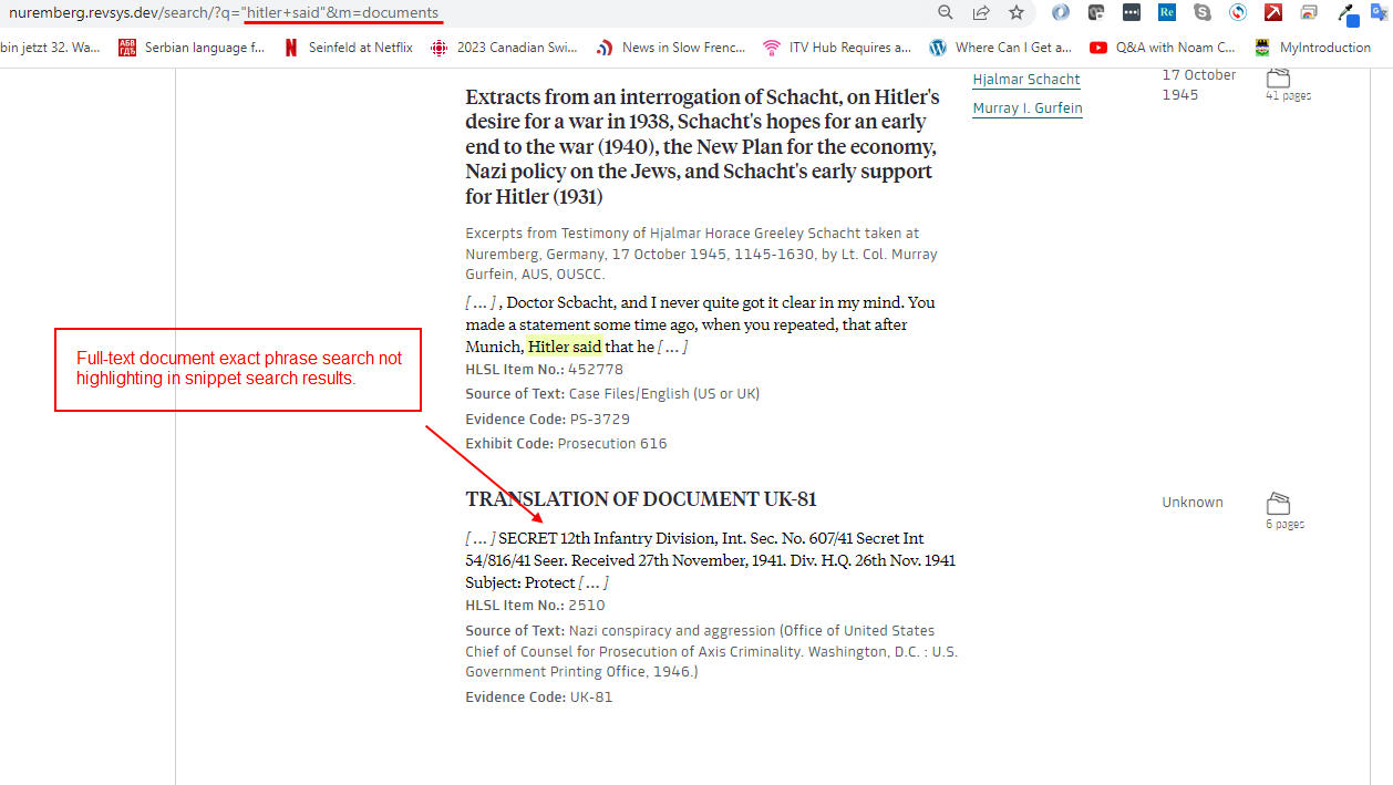 Full-text document search: highlighting missing in snippet search results · Issue #239 · revsys ...