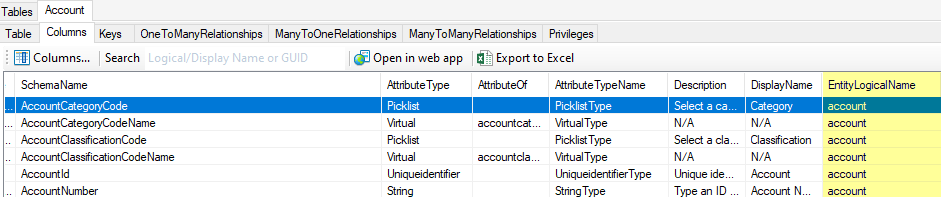 Table 'Solution' tab · Issue #24 · MscrmTools/MsCrmTools.MetadataBrowser · GitHub