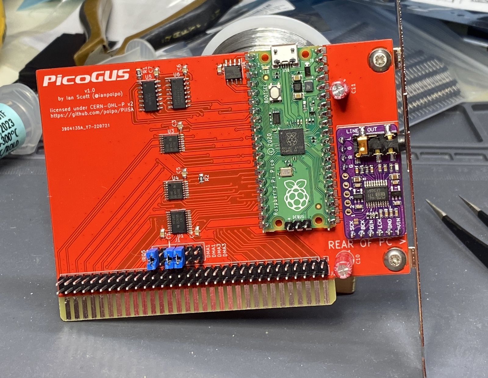 GitHub - polpo/picogus: Emulation of the Gravis Ultrasound ISA card on ...