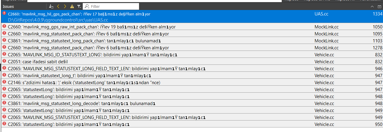 custom dialect support in latest stable · Issue #8962 · mavlink ...