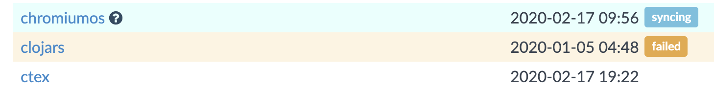 Clojars mirror synchronization failed · Issue #709 · tuna/issues · GitHub