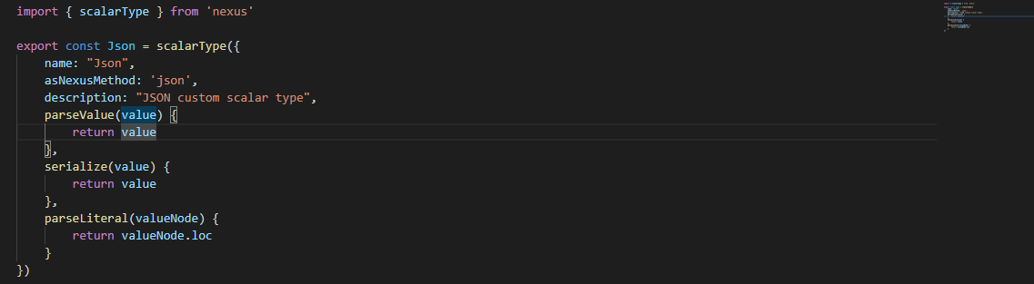How to create a JSON custom scalar type? · Issue #825 · graphql-nexus/nexus · GitHub