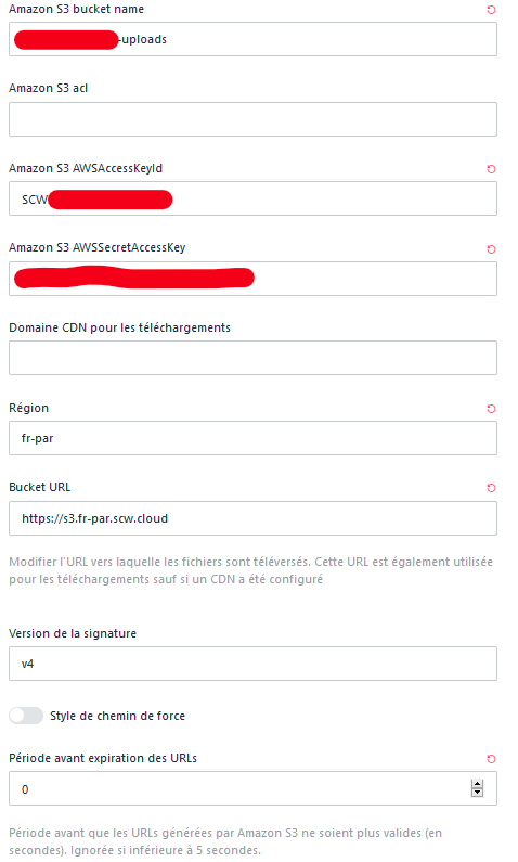 Gridfs To Scaleway S3 Nosuchkey The Specified Key Does Not Exist [ufs Cannot Upload File