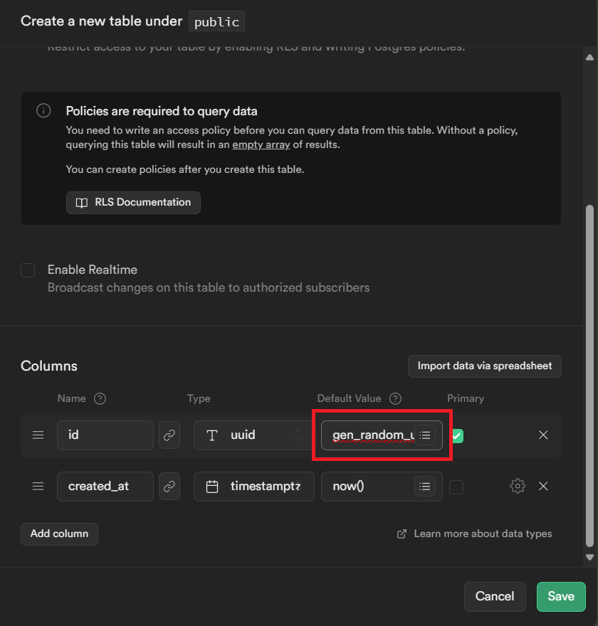 Table Editor Column Input Field Got Blocked By Suggested Expression Icon · Issue 17969