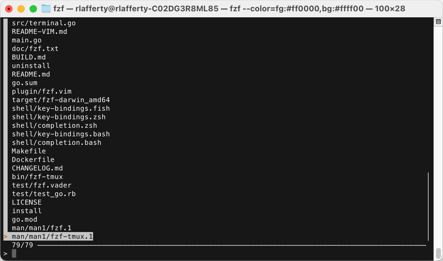 -color is not producing colors in Terminal.app · Issue #3151 · junegunn/fzf · GitHub