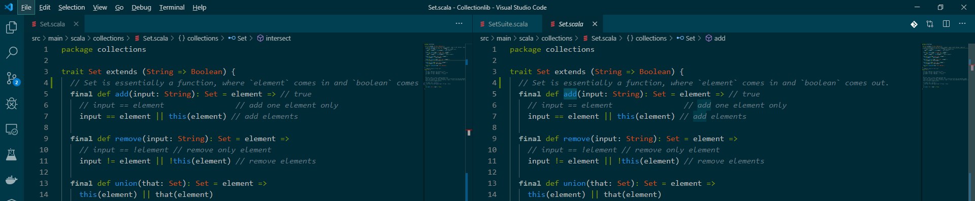 In Split View Mode, Go-to-definition opens file in new tab rather than ...