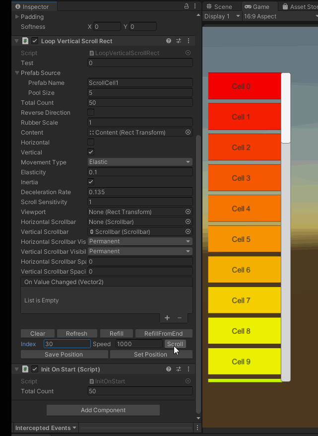 如何实现一个不滚动 直接跳转的扩展? · Issue #98 · qiankanglai/LoopScrollRect · GitHub