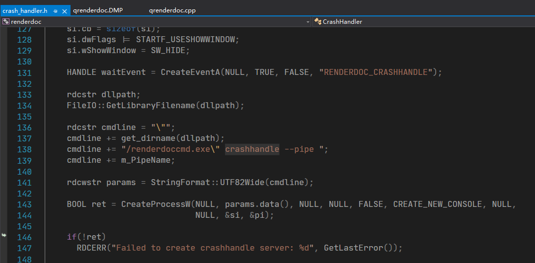 hangs at crash handler · Issue #2015 · baldurk/renderdoc · GitHub