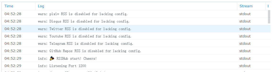 warn: Twitter RSS is disabled for lacking config · Issue #360 · DIYgod ...