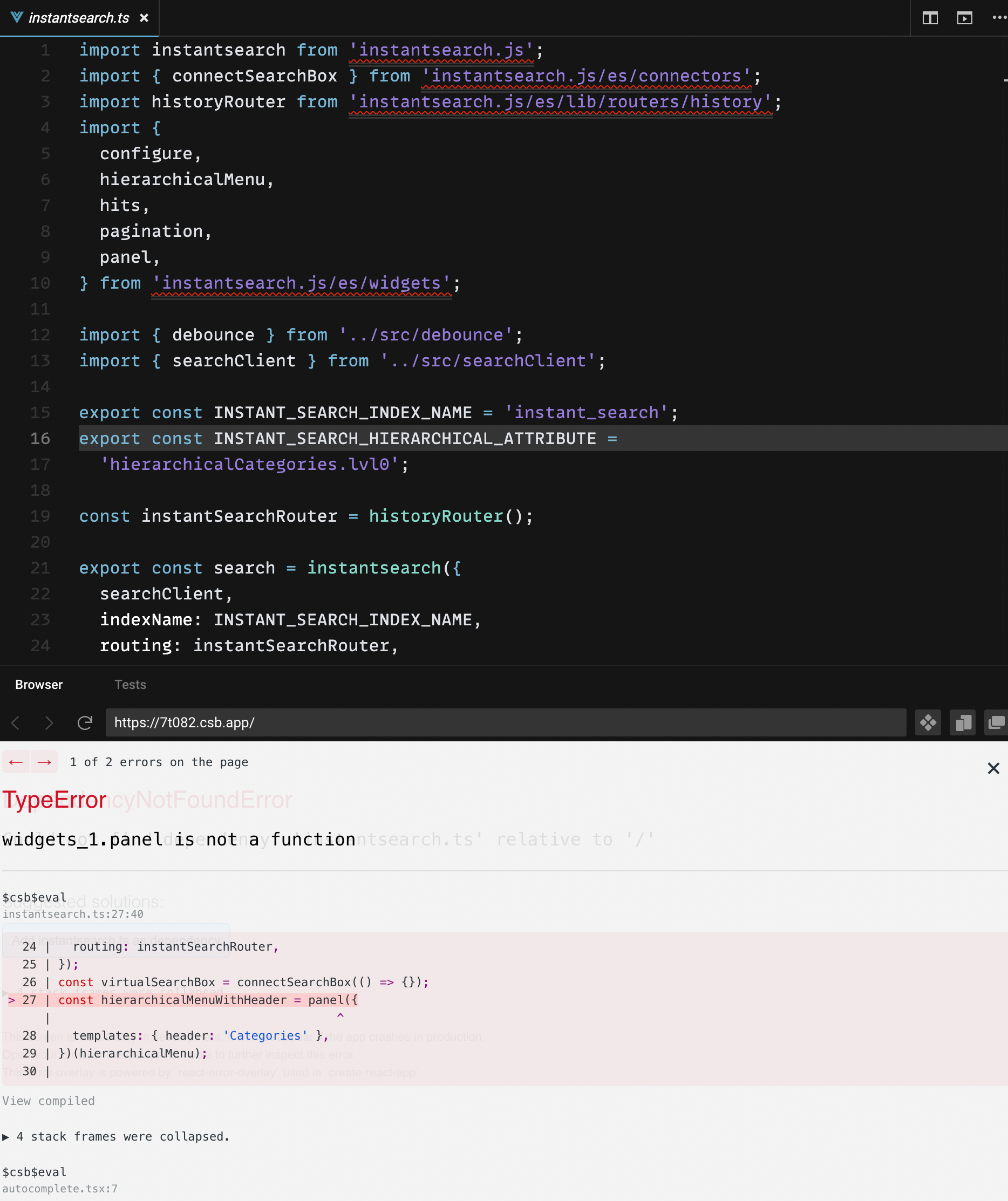 Dependency is not resolved correctly · Issue #6548 · codesandbox/codesandbox-client · GitHub