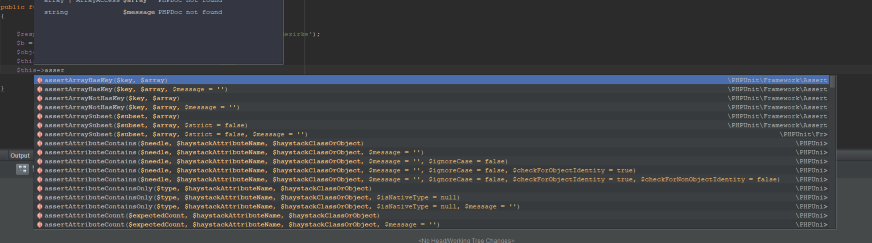 Code Completion incomplete (phpunit) · Issue #57 · bmewburn/vscode-intelephense · GitHub