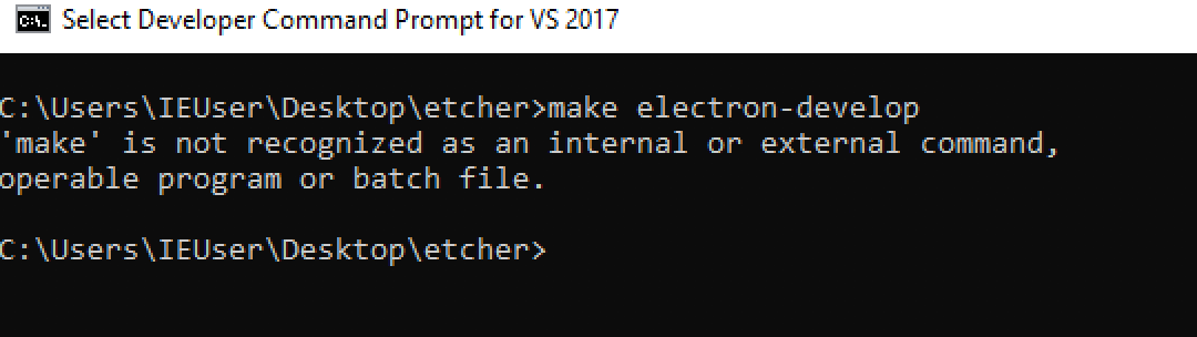 Contribute on windows · Issue #3018 · balena-io/etcher · GitHub