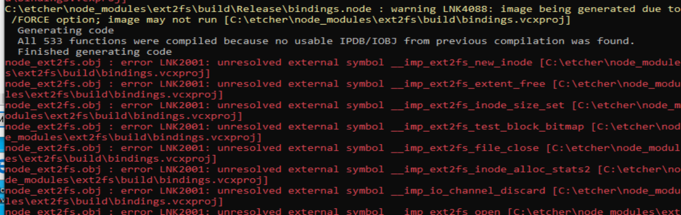 writeFile function freezes on Windows · Issue #46 · balena-io-modules/balena-image-fs · GitHub