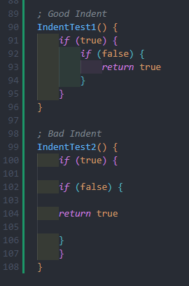 error indent after blank lines · Issue #285 · thqby/vscode-autohotkey2-lsp · GitHub