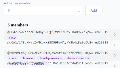 Entries on /admin/members can overflow the UI layout due to multiple aliases · Issue #250 · ssbc ...